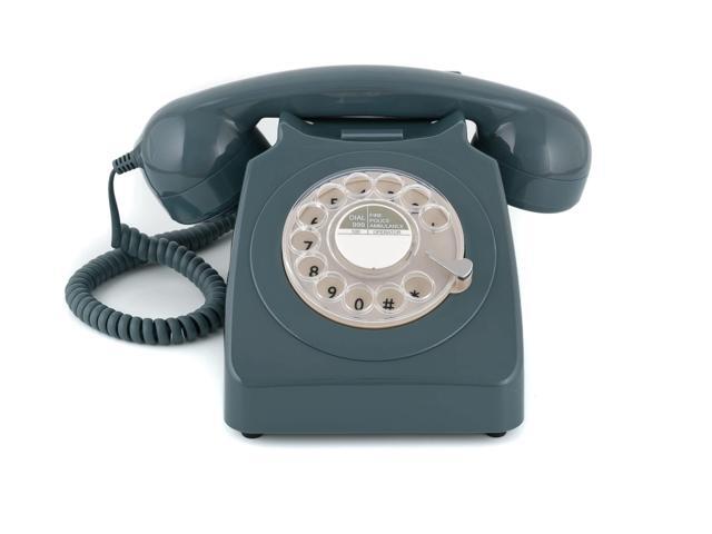 GPO 746 Rotary 1970s-style Retro Landline Phone - Curly Cord, Authentic ...