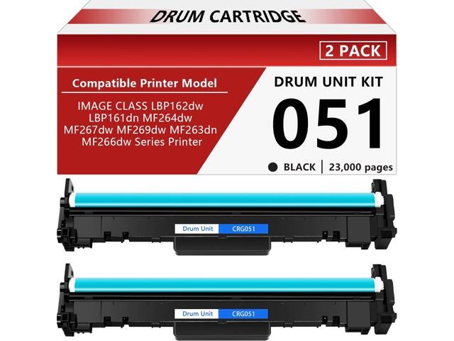 NineLeaf 2-Pack CRG051 Drum Compatible Replacement for Canon 051 CRG051 ...