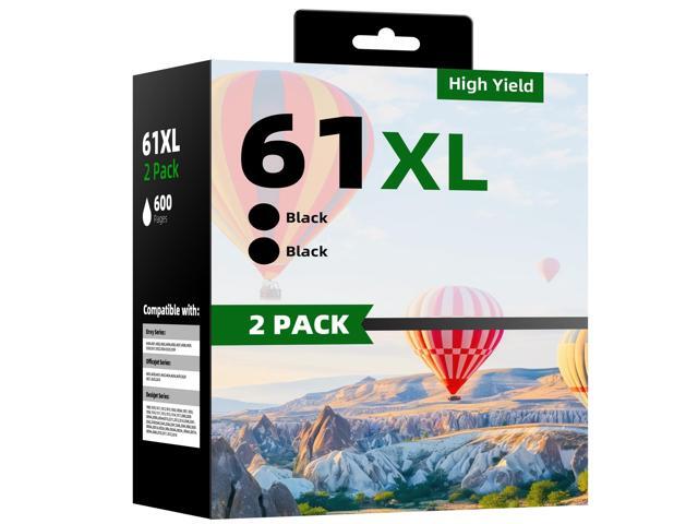iNKPAD 61XL Ink Cartridges Replacement for HP Ink 61 61XL Printer Ink ...