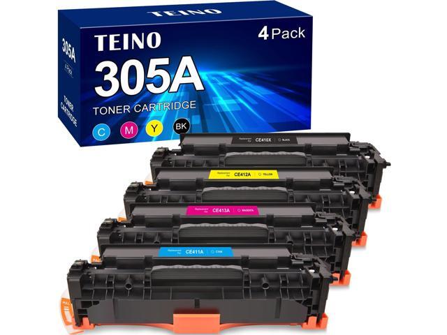 305A Toner Replacement for HP 305A Toner Cartridge 4-piece Combo Pack ...