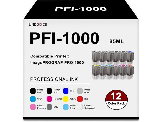 PFI-1000 Ink Tank High Capacity Compatible for Canon PFI1000 85ML Ink ...