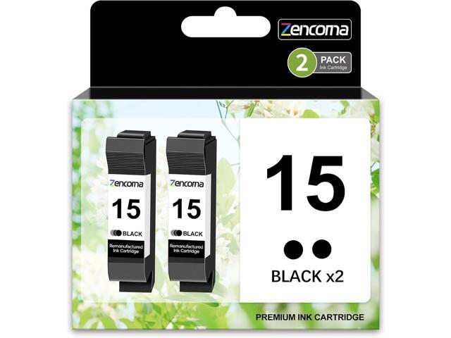 Remanufactured for HP 15 Ink Cartridge Black C6615DN High Yield Black ...