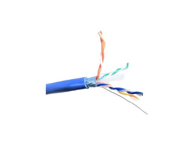 Micro Connectors 500ft Solid Shielded (STP) CAT6 Outdoor, UV Resistant ...