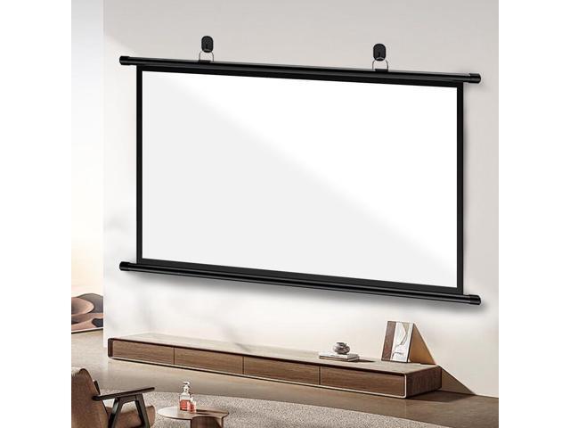 Home Theater Projector Screen 30" 40" 50" 60" 72" Wall Mounted ...