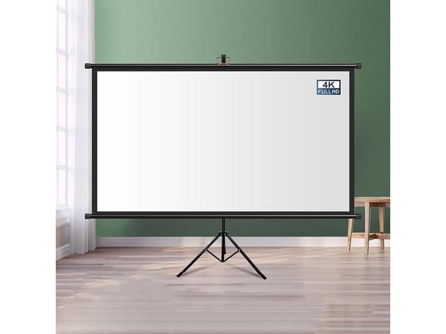 Projector Screen with Stand,Portable 4:3/16:9 HD Foldable Projection ...