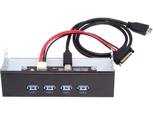 ChenYang 4 Ports USB 3.1 Type E Front Panel Header to 4 USB 3.0 Hub ...