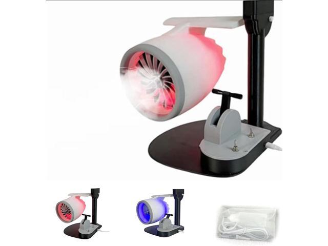 Turbojet Desktop Fan with Humidifier, Airplane Jet Engine Desk Fan, Jet ...