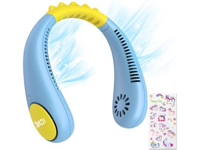 Kids Neck Fan, Handheld fan with Battery Bladeless Neck Fan for Kids ...