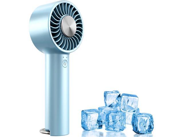 Portable Ice Cooling Handheld Fan with Semiconductor Cooling Plate, USB ...