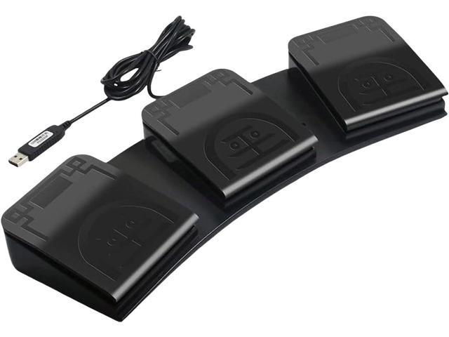 Triple USB Foot Switch Keyboard Computer Control and Multimedia ...
