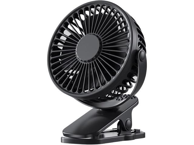 Portable Fan Portable Mini Hand Clip Fan USB Rechargeable Quiet Desktop ...