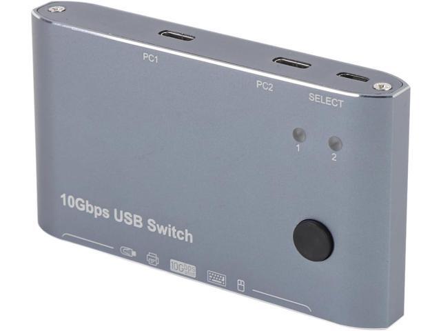 USB Switch Adapter Double USB C Input Support, 10Gbps Data Transfer ...