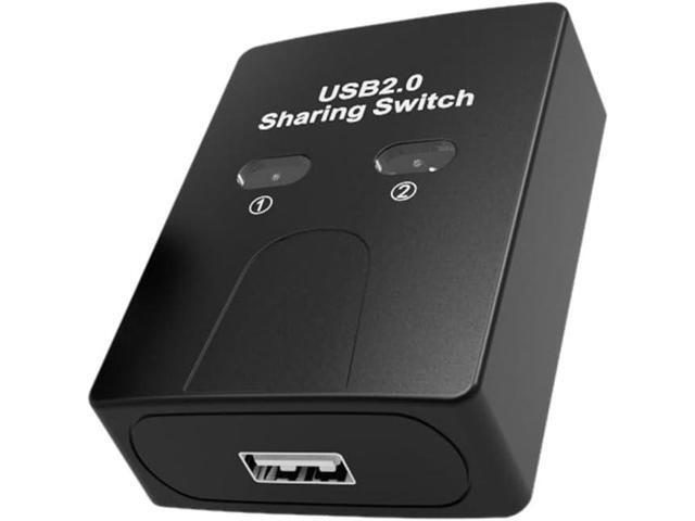 2 Ports USB2.0 Hub USB Switch Printer Sharer Two Computers Share A USB ...