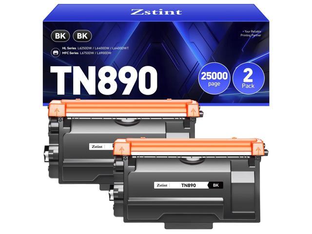 TN890 Toner Cartridge Ultra High Yield Black 2-Pack Compatible with ...