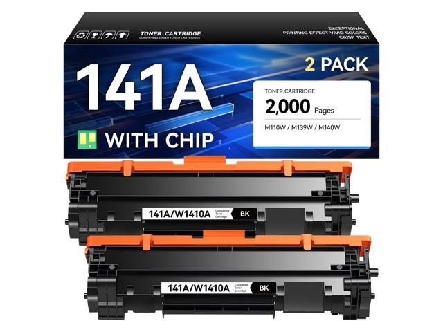 141A Toner Cartridges (Black 2-Pack with Chip) - Replacement for HP ...