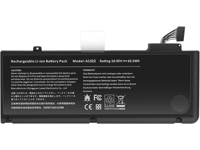 A1322 A1278 Laptop Battery for MacBook Pro 13" Mid 2012 2010 Late 2011 ...