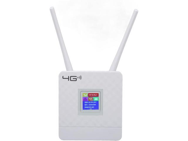 4G LTE Modem Router with SIM Card Slot, Dual External Antennas, Office ...