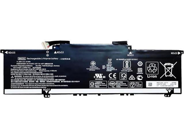 51Wh BN03XL L77034-005 Laptop Battery Replacement for HP Envy 13 13-ba ...