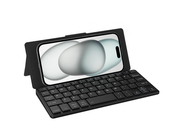 Wireless Keyboard with Stand, Mini Keyboard for Cell Phone, Ultra-Slim ...