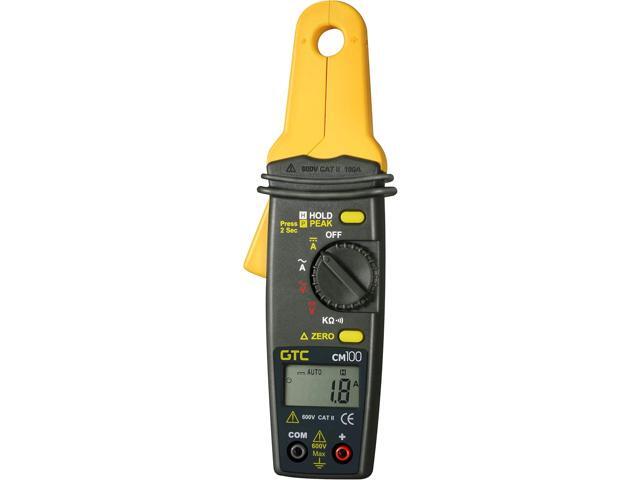 GTC CM100 1 mA to 100 Amp AC/DC Low Current Clamp Meter by General ...
