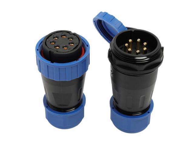 TY28 7 Pin 25A Connector Female Male Plug Socket Screw-Crimp Easy Quick ...