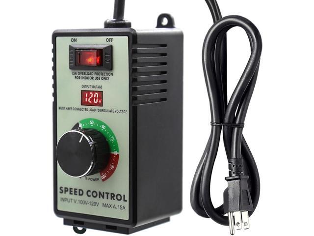 AC Motor Variable Speed Controller 120V 15A 4000W with Overload ...