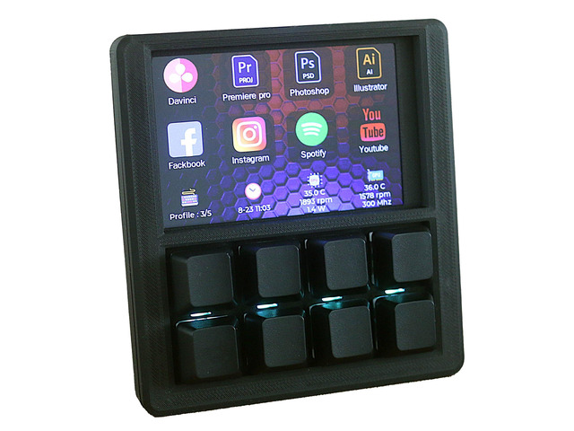 Mechanical Macropad with 3.5
