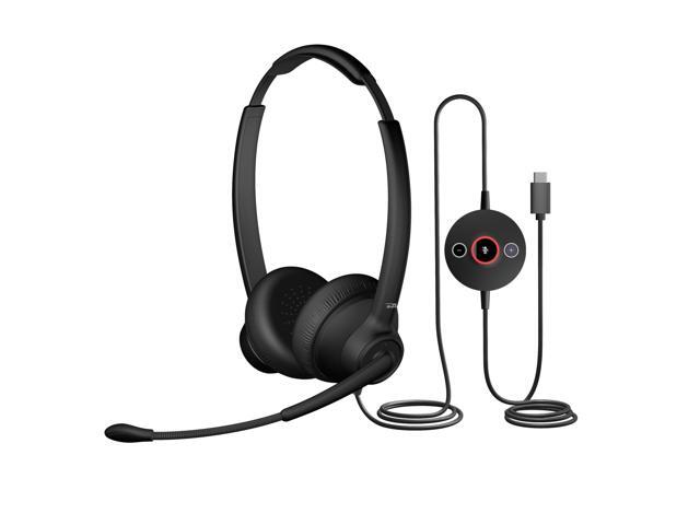 Cyber Acoustics USB-C Wired Headset with Microphone for PC (AC-304C ...