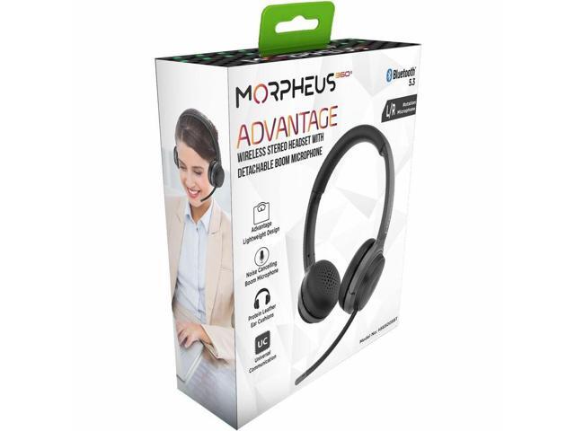 Morpheus 360 Advantage Stereo Wireless Headset with Detachable Boom ...