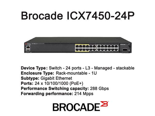 Brocade ICX7450-24P Switch - Newegg.com