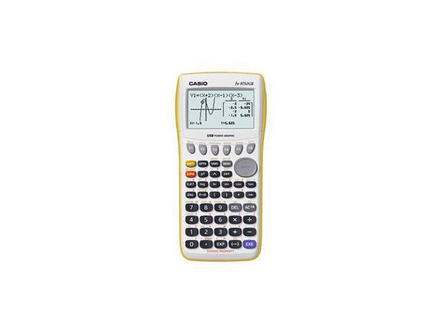 Casio FX-9750GII-SC Graphing Calculator - Yellow - Newegg.com