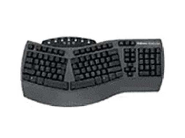 Refurbished: Fellowes 1099511 Microban Split Design Ergo Wired Keyboard ...