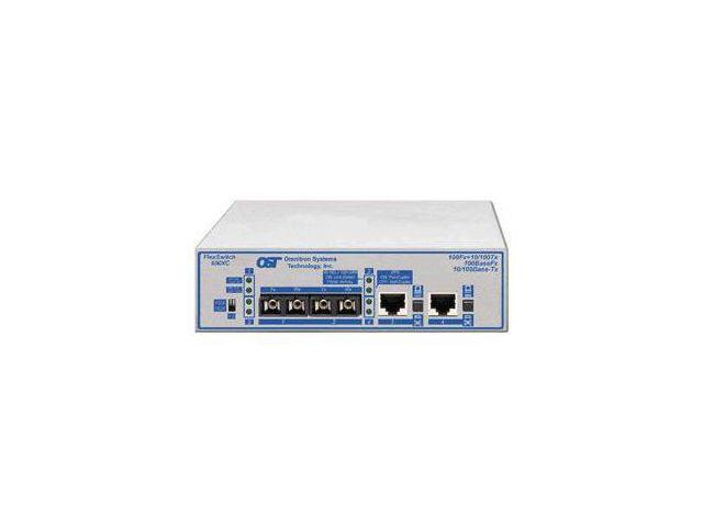 Omnitron FlexSwitch 600XC 2Fx+2U Compact Ethernet Switch - Newegg.com