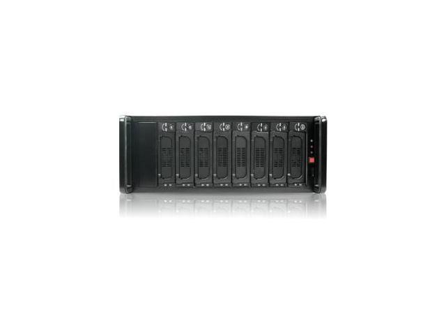 iStarUSA DAGE408U20T7-2MS 4U 8-bay SATA miniSAS SFF8088 JBOD Chassis ...