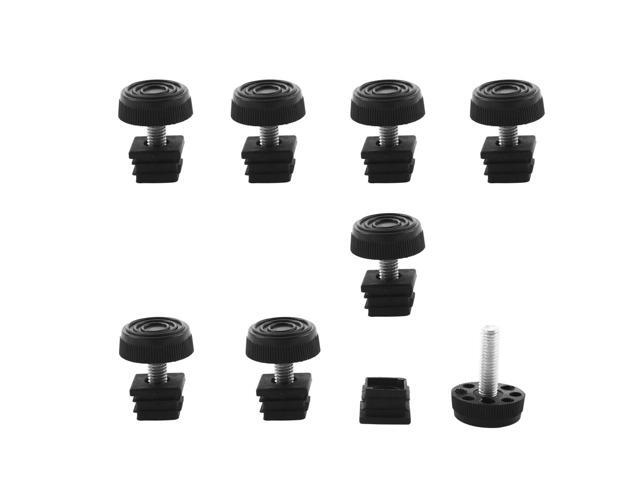 Adjustable Leveling Feet 20 x 20mm Square Tube Insert Kit Furniture ...