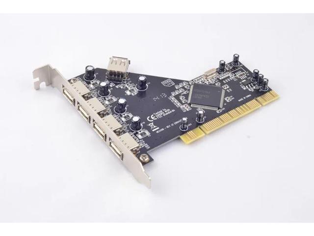4 Port External + 1Port Internal USB2.0 PCI Host Controller Card ...