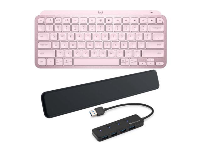 Logitech MX Keys Mini Minimalist Wireless Illuminated Keyboard (Rose ...