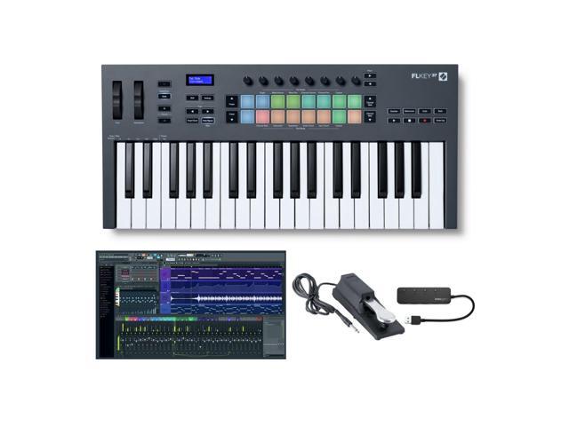 Novation FLkey 37 37-Key MIDI Keyboard Controller with FL Studio ...