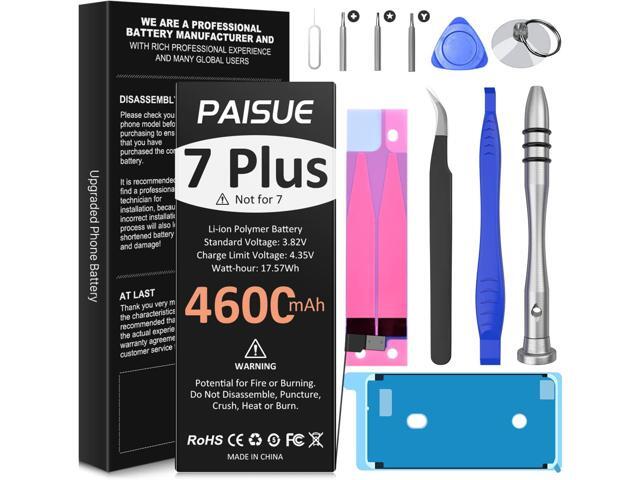 Battery for iPhone 7 Plus, Upgraded 4600mAh High Capacity Replacement ...