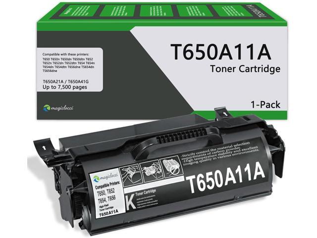 T650A11A Black High Yield Toner Cartridge(1-Pack) Compatible ...