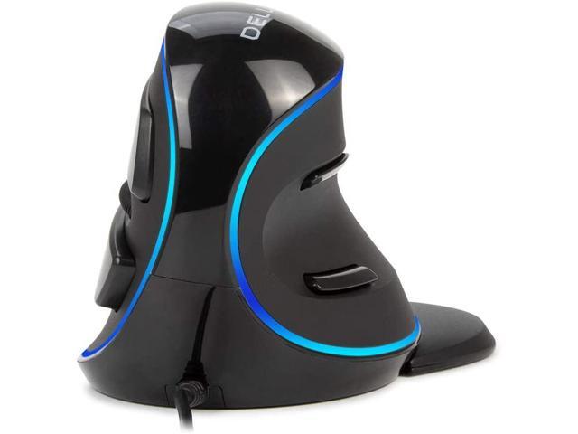 DELUX Wired Ergonomic Mouse with 7200DPI, Vertical Mouse Large with 6 ...