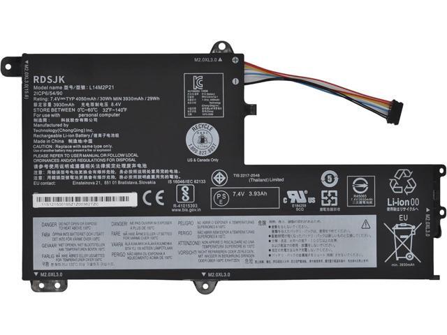 L14M2P21 L14L2P21 Laptop Battery for Lenovo IdeaPad 330S 330S-14AST ...