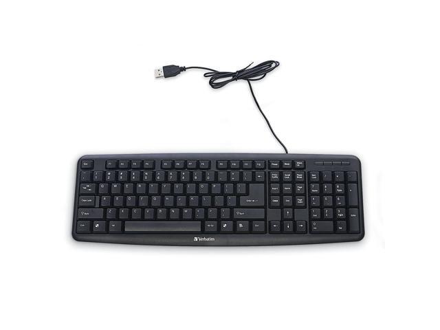 Verbatim 99201 Black Wired Keyboard - Newegg.com