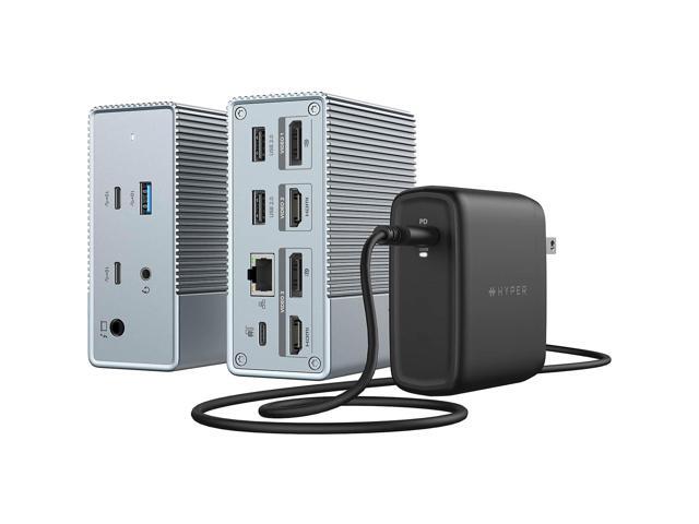 Hyper Products GEN2 12-in-1 USB-C Docking Station With Power Adapter ...
