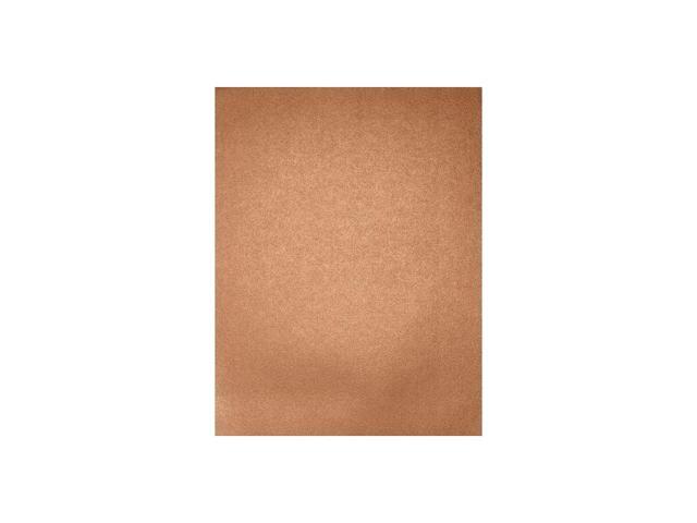 LUX 105 lb. Cardstock Paper 8.5" x 11" Copper Metallic 250 Sheets/Pack ...