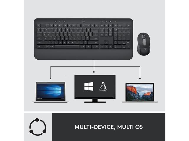 Logitech Signature MK650 Combo for Business Wireless Mouse and Keyboard ...