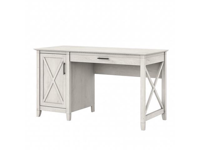 Bush Furniture Key West 54" Computer Desk with Keyboard Tray and ...