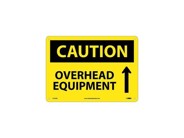 National Marker Caution Signs; Overhead Equipment Up Arrow Graphic ...