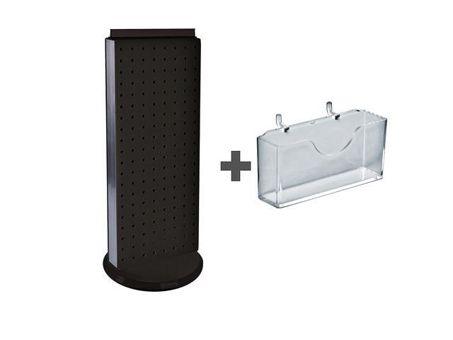 Azar Displays 8" x 21" Pegboard Counter Gift Card Holder Black 700505 ...