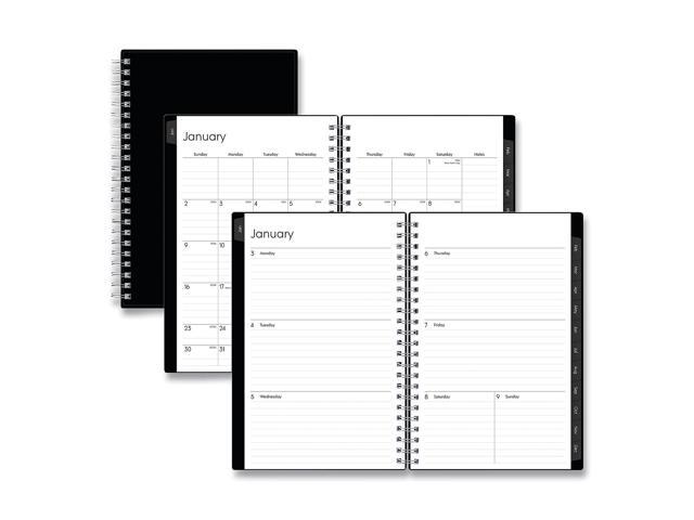 2024 Blue Sky Enterprise 5" x 8" Weekly/Monthly Planner Black ...
